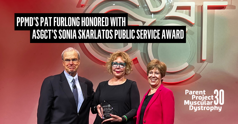 PPMD’s Pat Furlong Honored with ASGCT’s Sonia Skarlatos Public Service ...